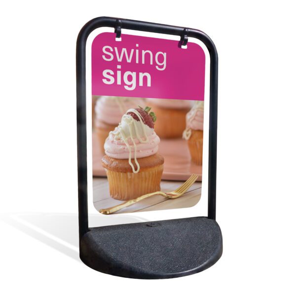 Pavement Swing Signs | Fingerprints
